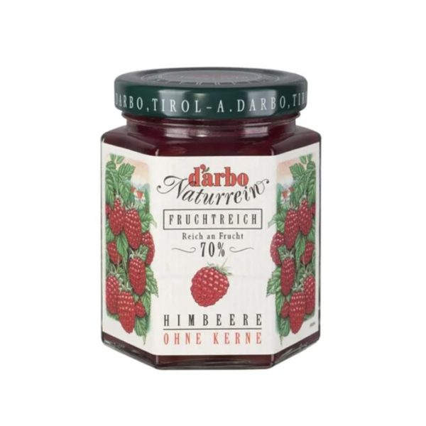 D'arbo Raspberry double fruit Jam 200g 70% 進口覆盆子果醬 - Gusto.tw