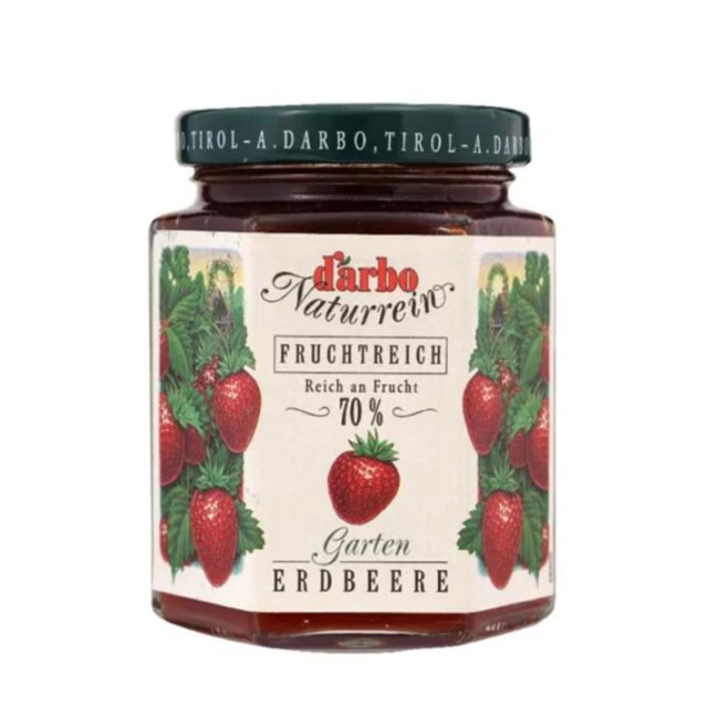 D'arbo Strawberry double fruit Jam 200g 70% 進口草莓果醬 - Gusto.tw
