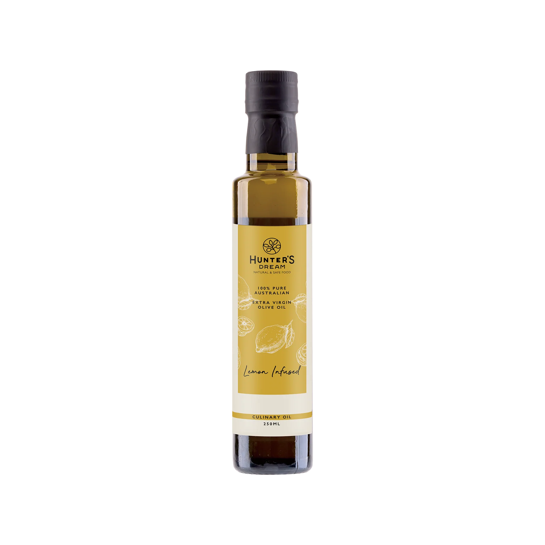 HUNTER'S DREAM Lemon Infused Olive Oil 250mL 澳洲檸檬特級初榨橄欖油 - Gusto.tw